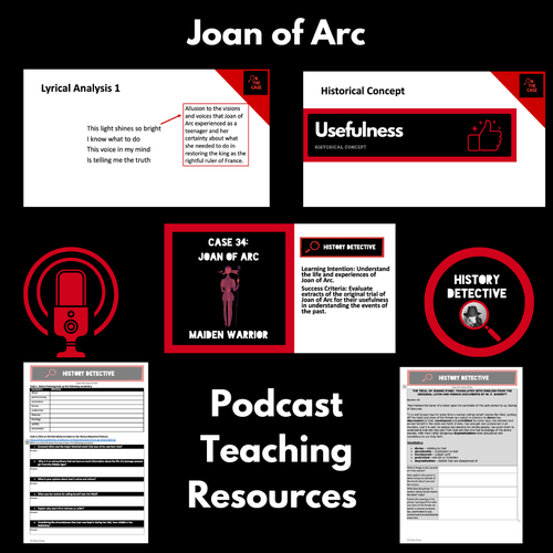 Joan of Arc Podcast lesson plan