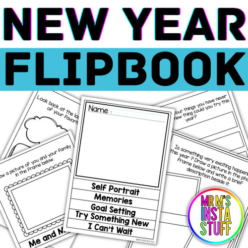 New Year Flipbook - Perfect for the Start of the Year - Amped Up Learning