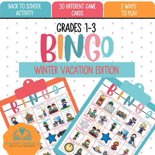 Winter Break Bingo - Amped Up Learning