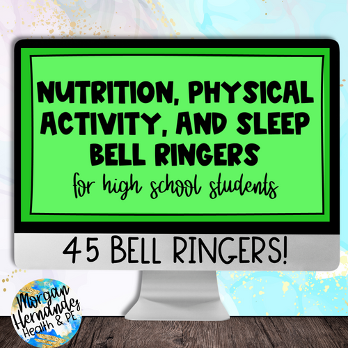 Health Bell Ringers | Nutrition, Physical Activity, Sleep