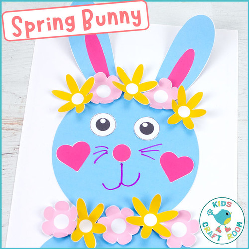 Spring Flower Bunny Craft
