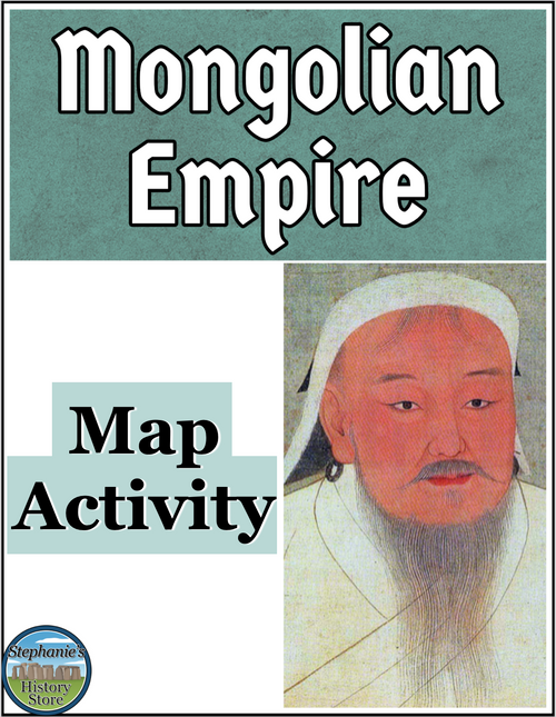 Mongolian Empire Map Activity