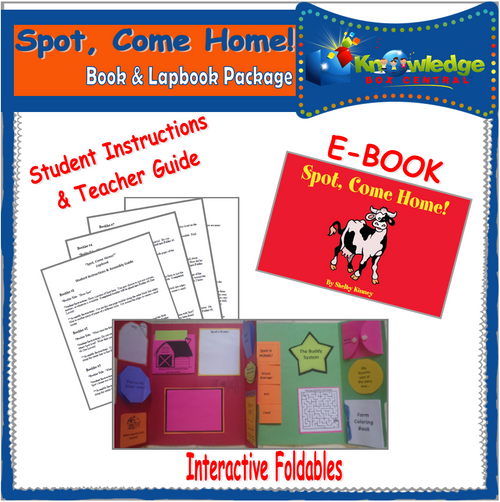Spot, Come Home! Book & Lapbook Package