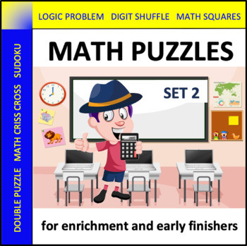 Math Puzzles for Early Finishers: Set 1
