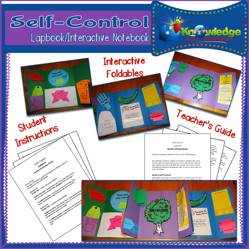 Self-Control Lapbook