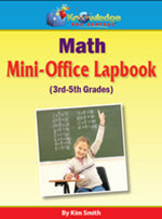 Math Mini-Office Lapbook 3rd-5th Grade