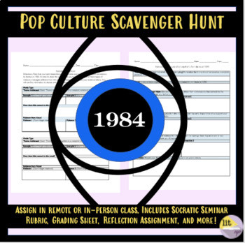 1984 Pop Culture Scavenger Hunt (In-Person or Remote) - Amped Up Learning