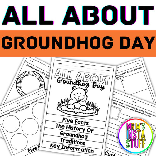 Groundhog Day Flip book and Printable Research Activities