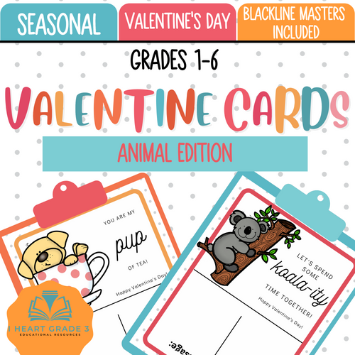 Valentine Cards: Animals Edition - Amped Up Learning
