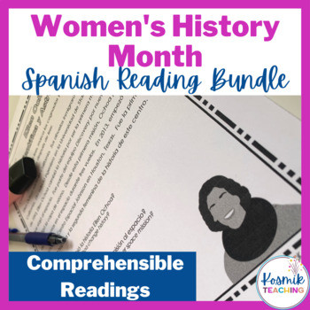 Spanish Readings for Women's History - Amped Up Learning
