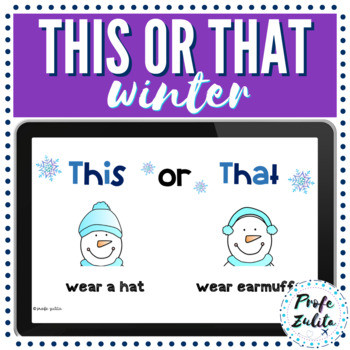 This or That Winter Game | Would You Rather? - Amped Up Learning