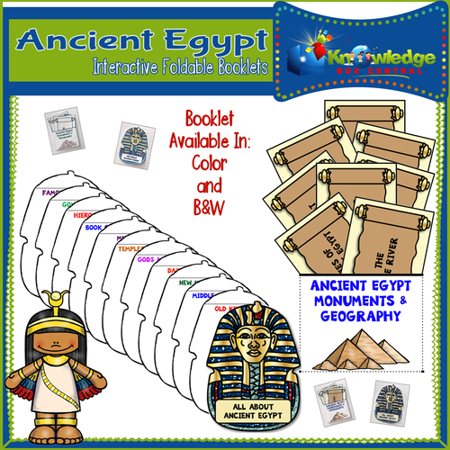 Ancient Egypt Interactive Foldable Booklets