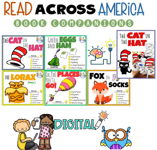 Read Across America Huge Bundle | Reading Comprehension Task Cards ...