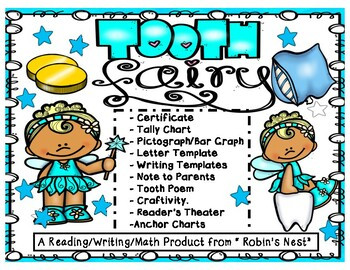 Tooth Fairy: Reading/Writing/Math Materials for Grades 2 & 3 - Amped Up ...