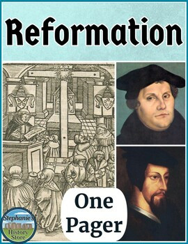 The Reformation One Pager