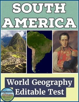 South America World Geography Test