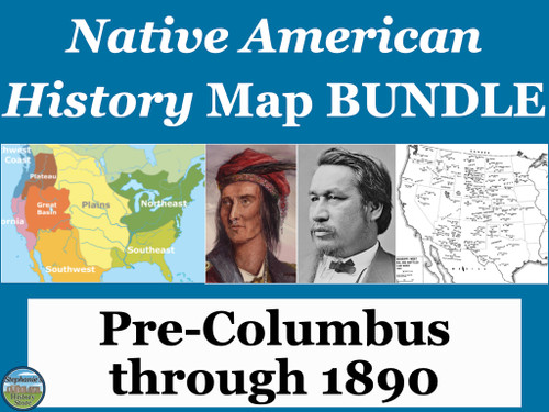 Native American History Map Bundle