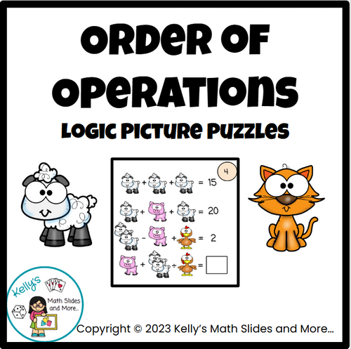 Order of Operations Logic Picture Puzzles - Amped Up Learning