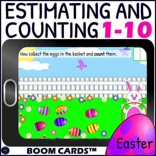 Easter Estimating and Counting to 10 Activity Digital Boom™ Cards