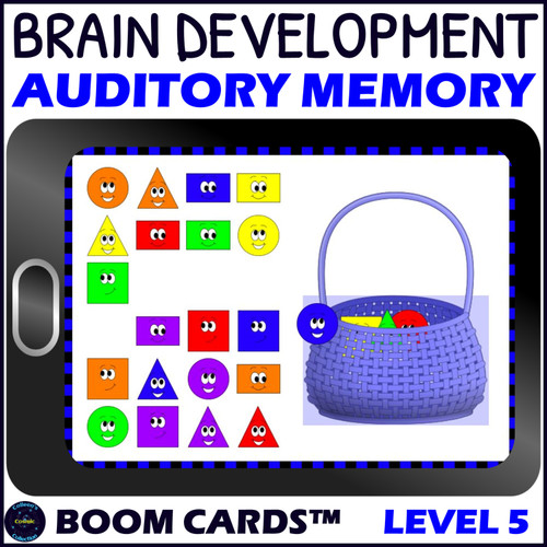 Auditory Memory Activity with Shapes and Colors Level 5 – Digital Boom ...
