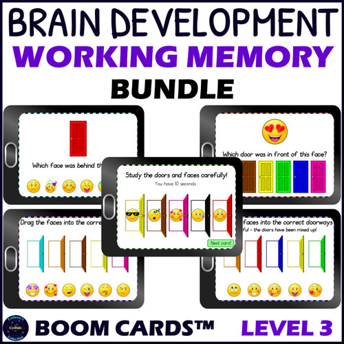 Working Memory Activity level 3 BUNDLE – Digital Boom™ Cards
