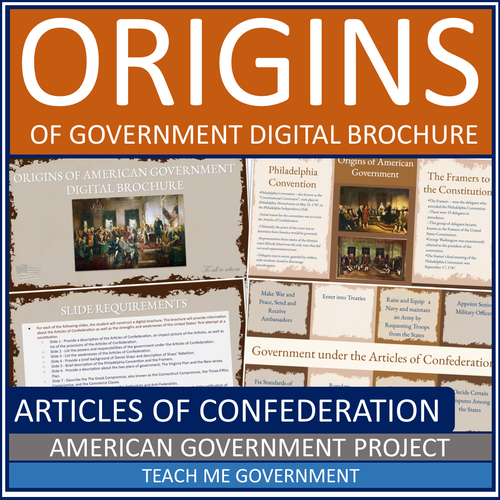 Origins of Government, Articles of Confederation, Constitution Digital ...