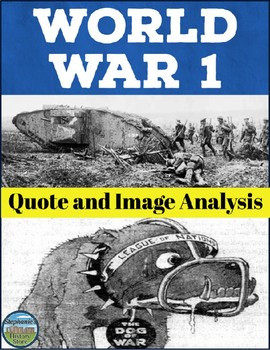 World War 1 Quote and Image Analysis