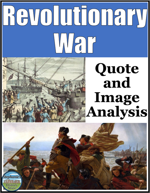 Revolutionary War Quote and Image Analysis