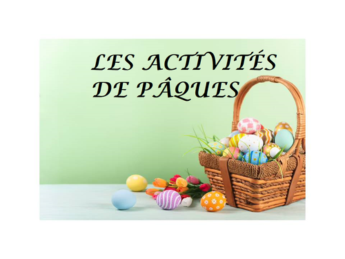 LES ACTIVITÉS DE PÂQUES - Amped Up Learning