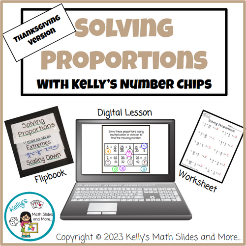 Thanksgiving Proportions with Number Chips - Amped Up Learning