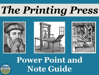 The Printing Press Mini Lesson