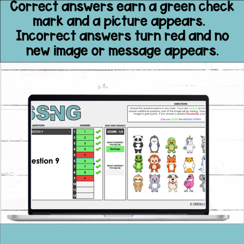 Similar Figures - Find the Missing Side Length - Self-Checking Digital ...