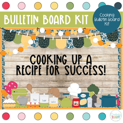 Cooking - Home Economics Bulletin Board Kit - Amped Up Learning