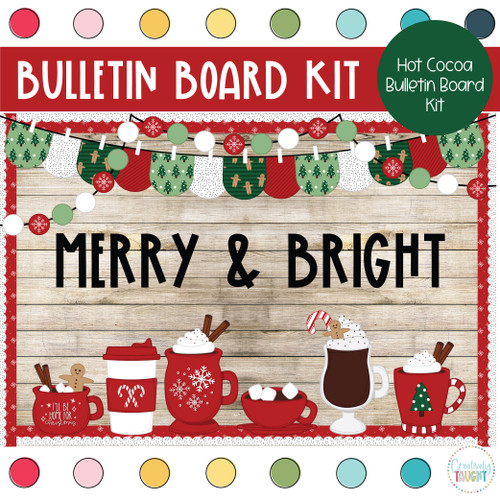 Hot Cocoa - Christmas Bulletin Board Kit - Amped Up Learning