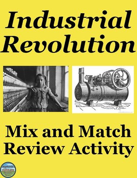 Industrial Revolution Vocabulary Mix and Match Review
