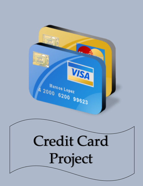 Consumer Math & Financial Literacy - Credit Card Project (with Google ...