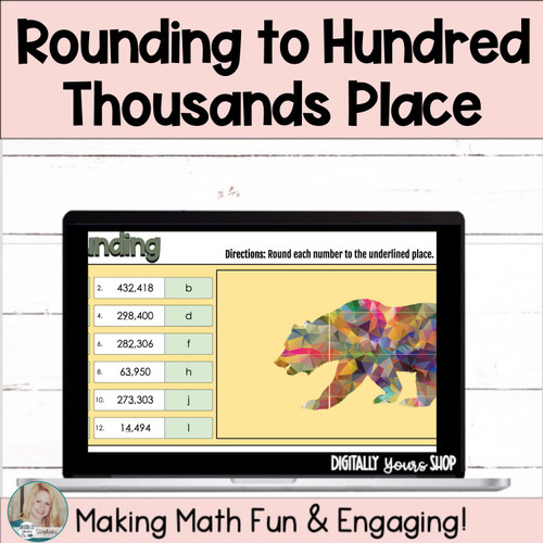 Rounding Numbers to the Hundred Thousands Place Digital Self-Checking ...