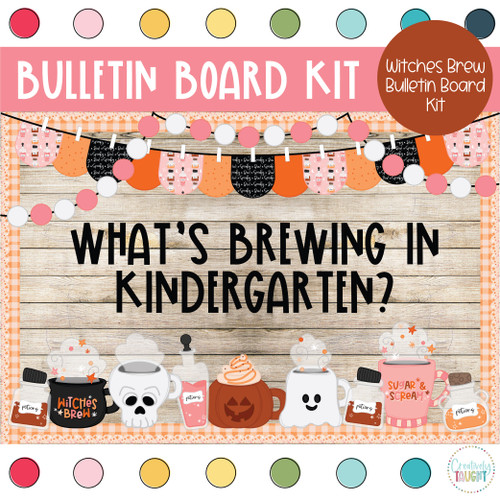 Witches Brew- Halloween Bulletin Board Kit - Amped Up Learning