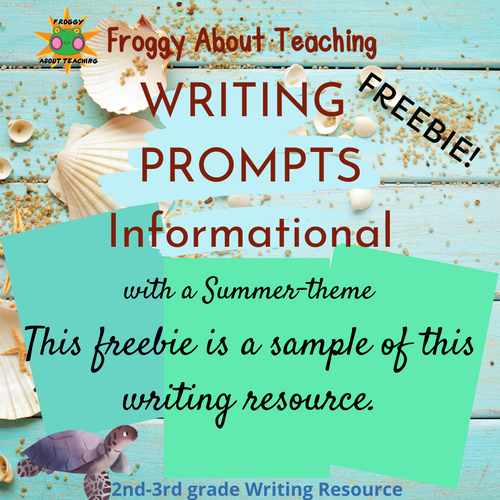 Informational Writing Prompts Freebie