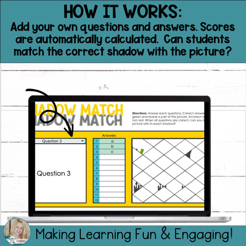 Editable Customizable Self-Checking Template Digital Task Card Activity ...