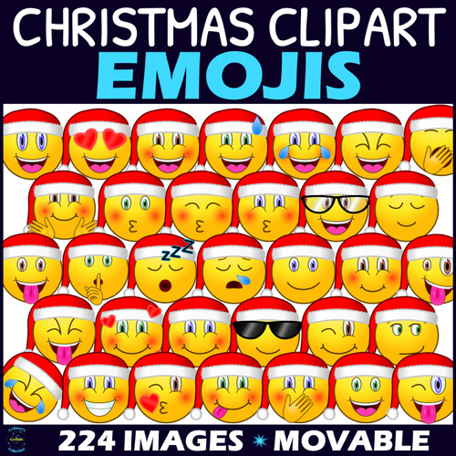 Christmas Emoji Clipart - emotions
