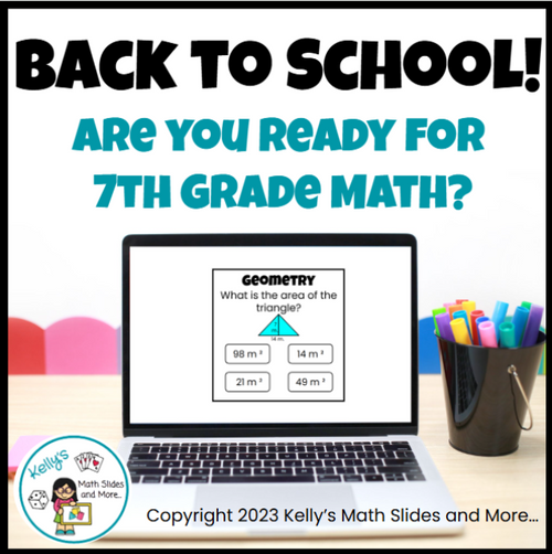 Back to School - Are You Ready for 7th Grade Math Game - Amped Up Learning