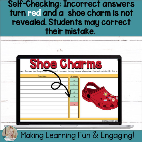 Editable Self-Checking Template - Digital Resource Vol. 3 - Amped Up ...