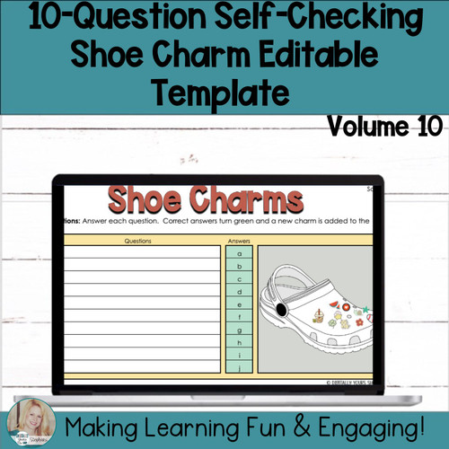 Editable Self-Checking Template - Digital Resource Vol. 10 - Amped Up ...