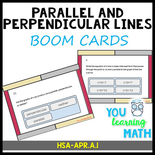Parallel and Perpendicular Lines Slope and Intercept: DIGITAL BOOM ...