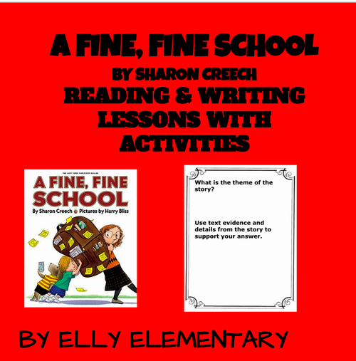 A Fine, Fine School: Reading/Writing Unit & Math Extension (Journeys ...