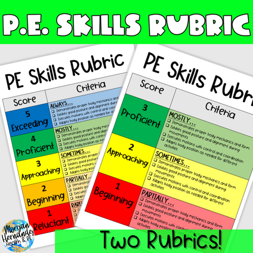 PE Skills Rubric
