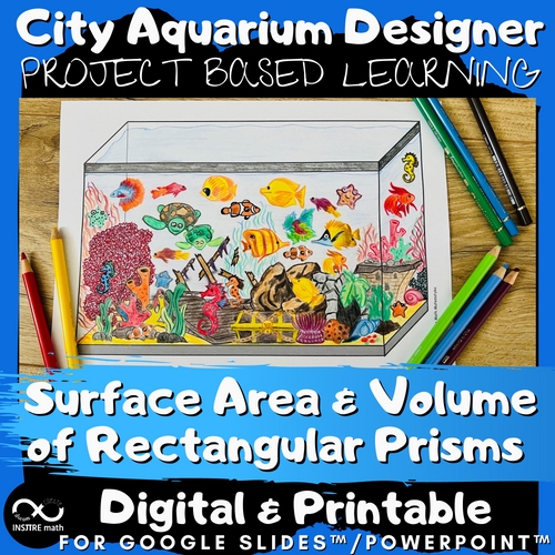 Surface Area & Volume of Rectangular Prisms Project Based Learning City ...