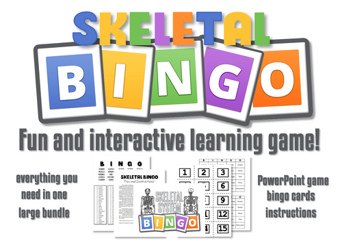 Skeletal System BINGO! - Amped Up Learning