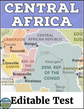 Central Africa World Geography Test